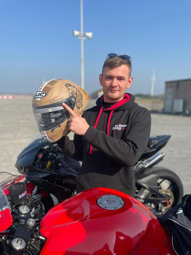 Mourne man’s helmet design worn by rider at Macau GP - Alpha Newspaper ...